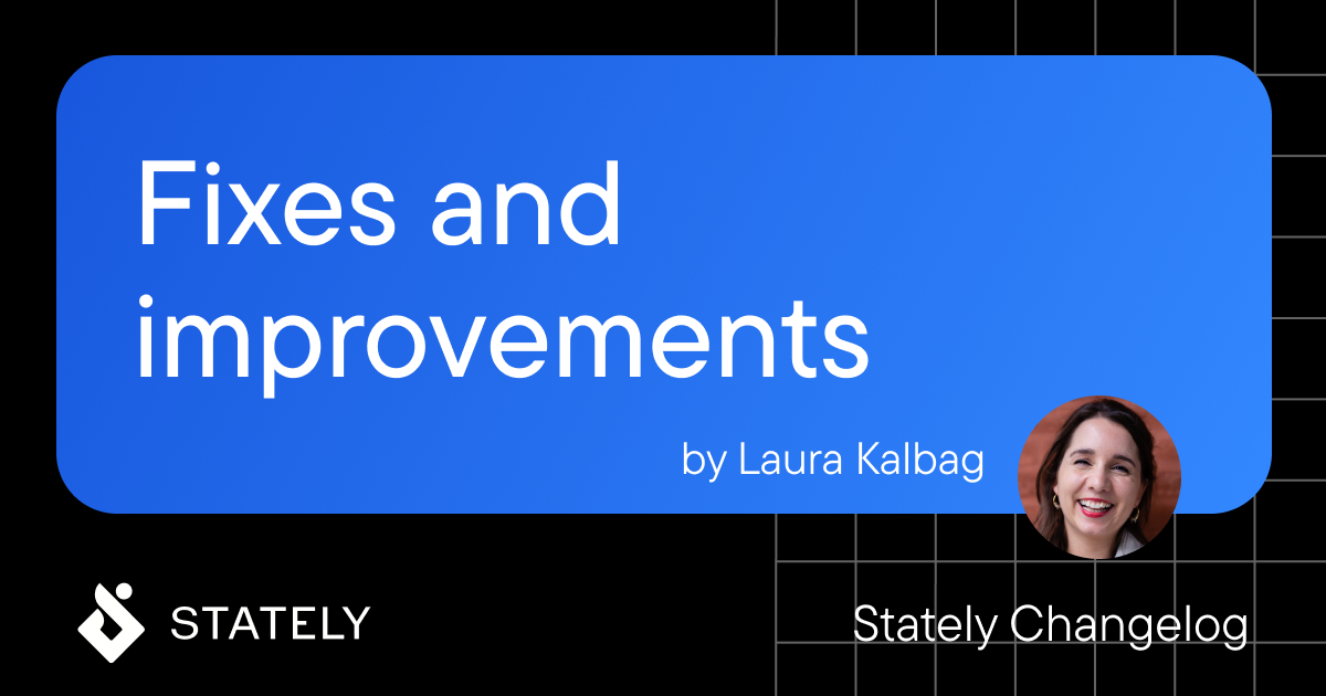 Fixes and improvements | Stately